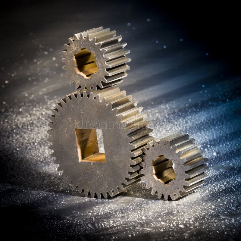 Gear wheel stock photo. Image of mechanical, rotation - 28944176
