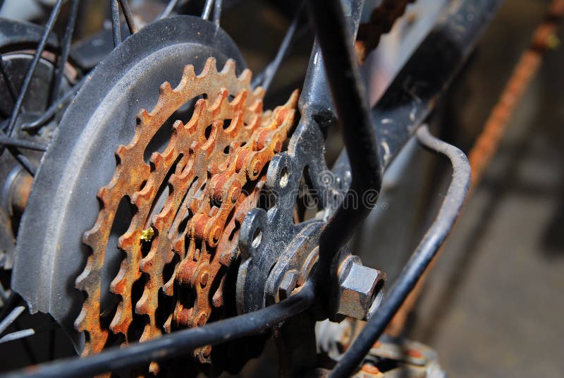 The Wheel from a Motorcycle with Spikes Stock Image - Image of wheel ...
