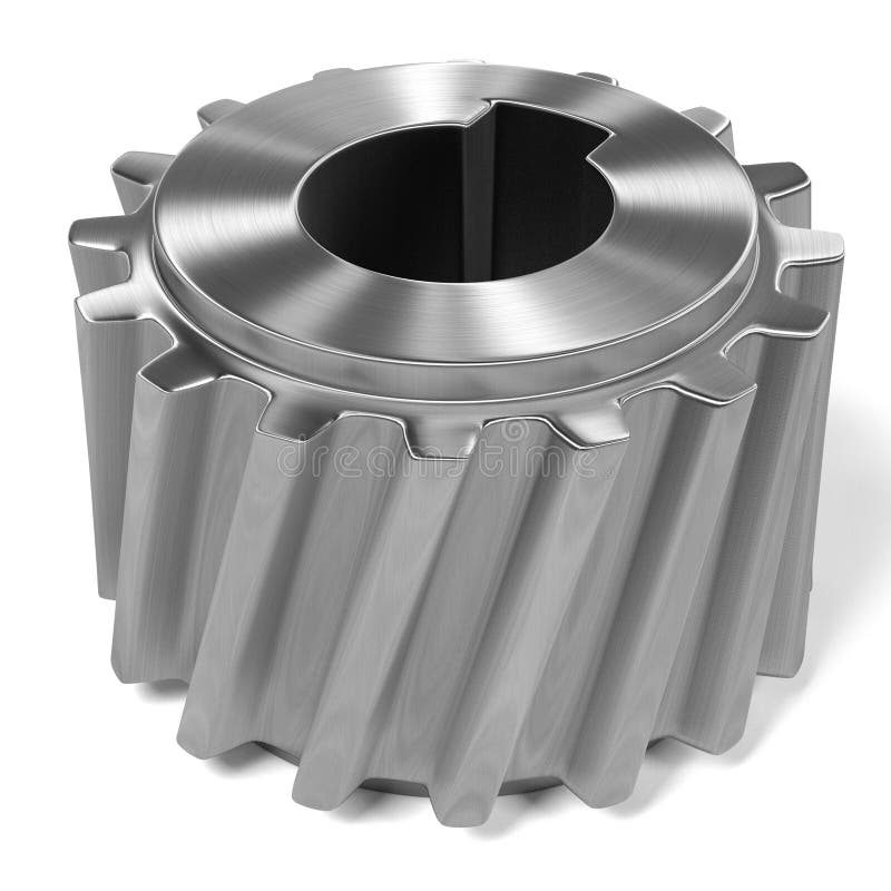 Gear wheel stock illustration. Illustration of work, realistic - 55599649