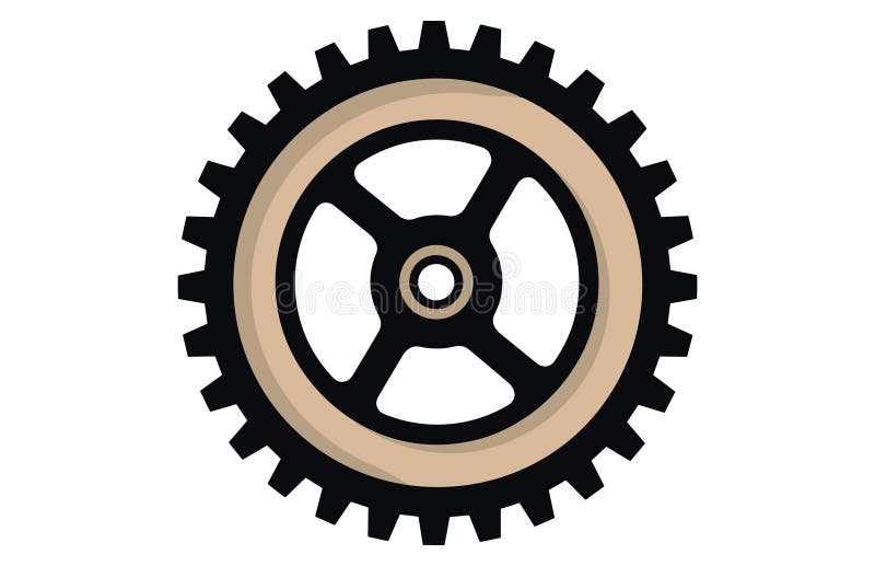 Gear Wheel Icon Set. Gear Wheel Vector Illustration Stock Vector ...