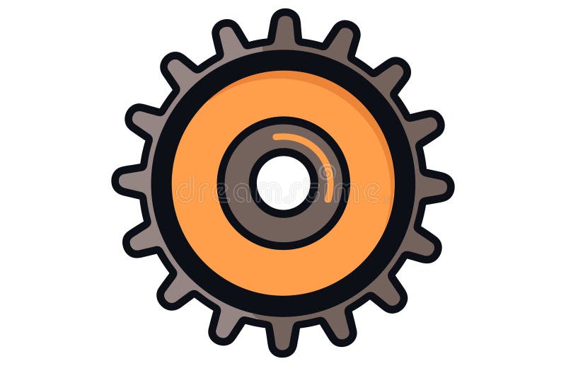 Gear Wheel Icon Set. Gear Wheel Vector Illustration Stock Vector ...