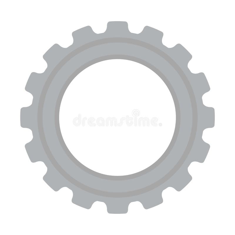 Gear wheel icon stock vector. Illustration of factory - 79220325