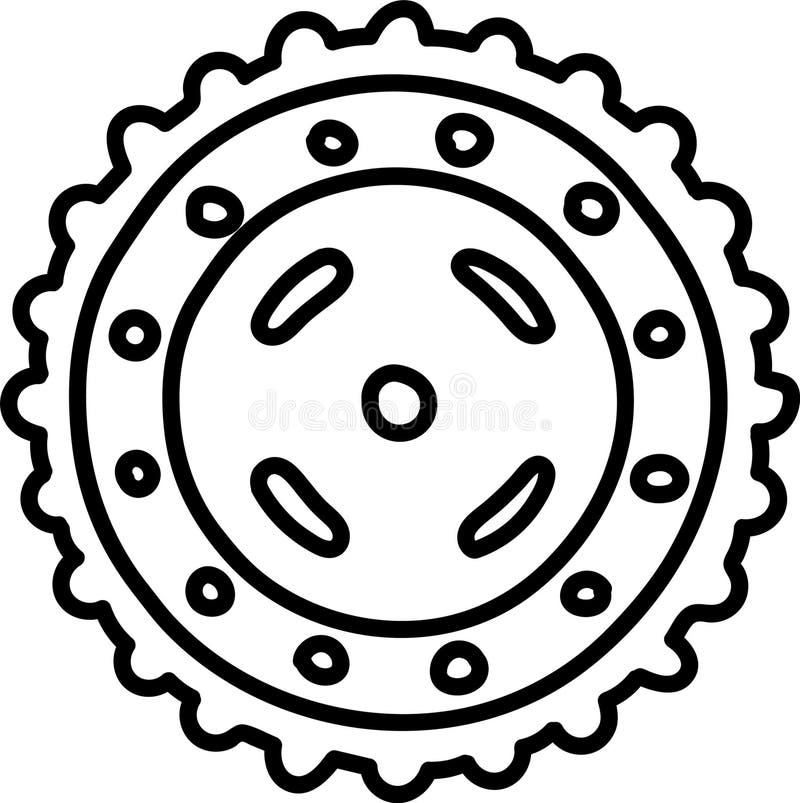 Gear Wheel Pattern stock illustration. Illustration of structure ...