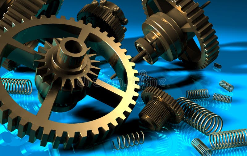 Gear stock illustration. Illustration of whell, teeth - 1206346