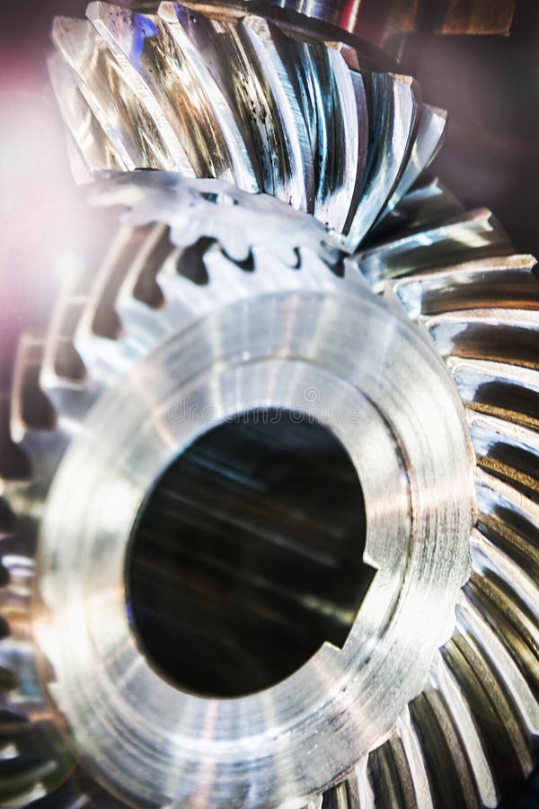 Gear Wheel Used in Machining Metalworking Industry Stock Image - Image ...