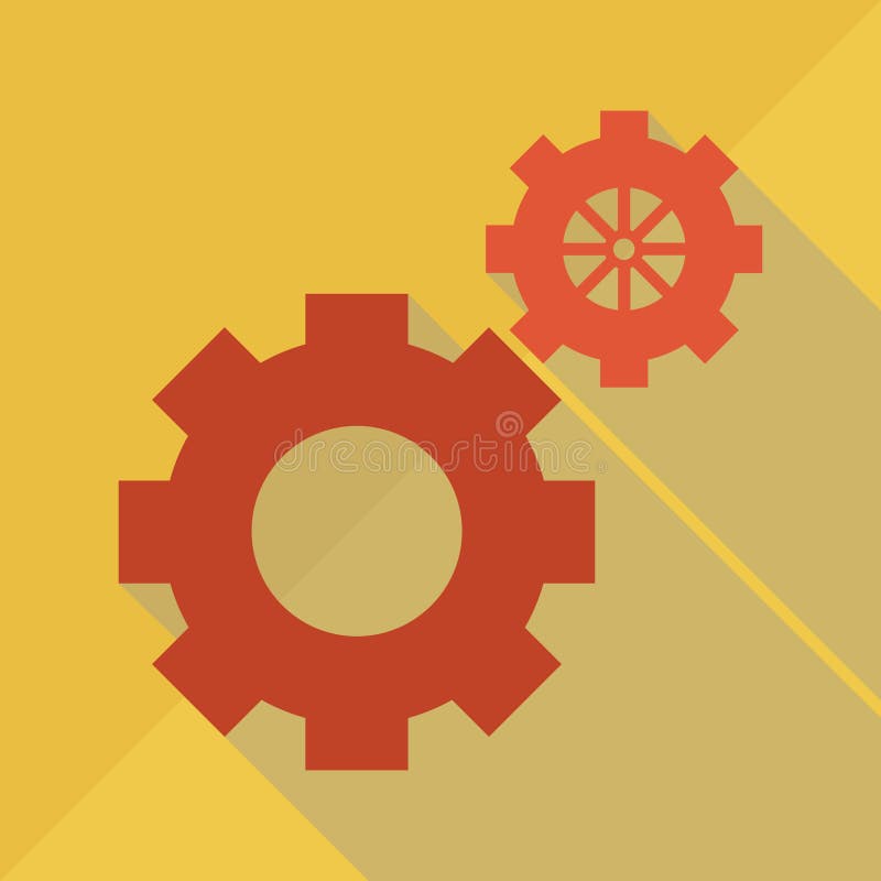 Gear Wheel. Vector Illustration Decorative Design Stock Vector ...