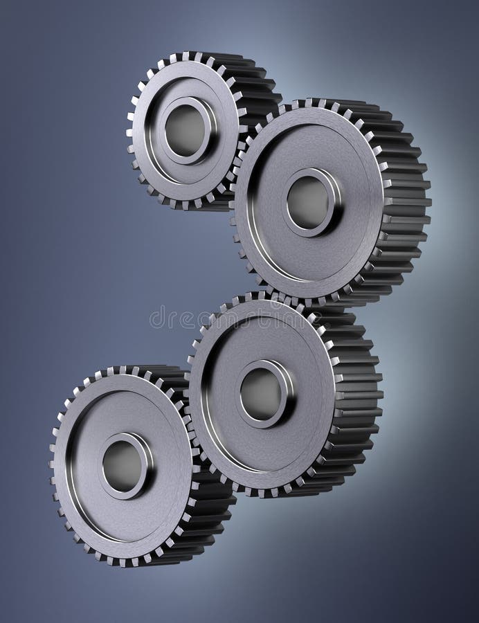 Gear Wheels stock illustration. Illustration of industry - 5742512