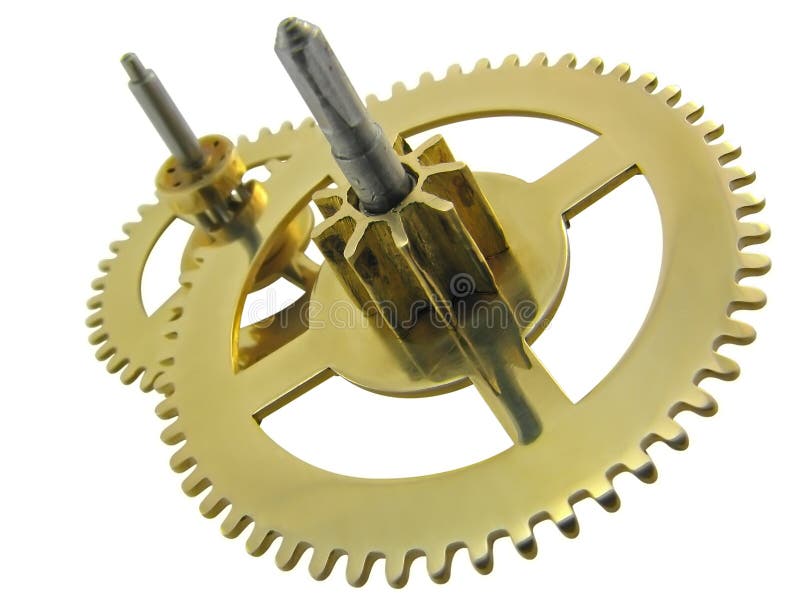 Clock gear set stock image. Image of connection, abstract - 56984389