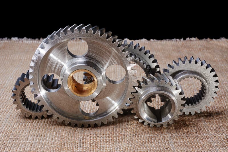 Gear Wheels before Assembly Stock Image - Image of industry ...