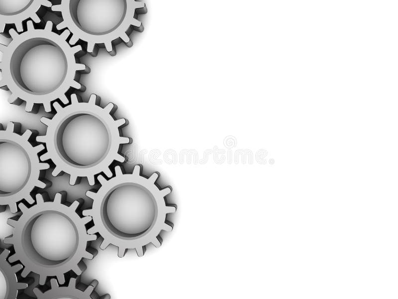 Gear wheels background stock illustration. Illustration of pinion ...
