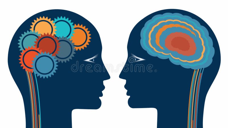 Brain Thinking Animation Brain Head Spinning Gear Thinking Green Screen ...