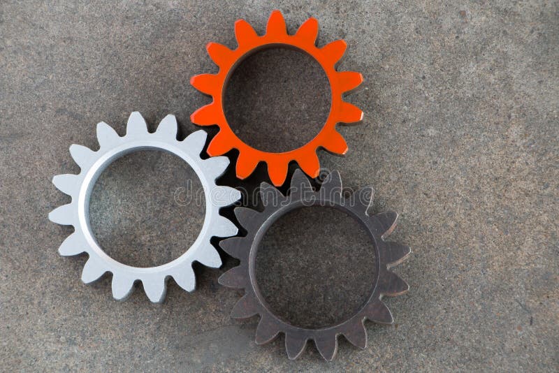 Gear wheels close-up stock photo. Image of concept, ball - 88934598