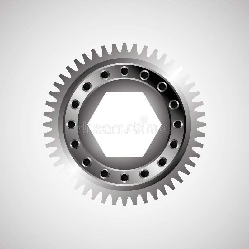 Gear wheels design stock illustration. Illustration of industry - 70813178