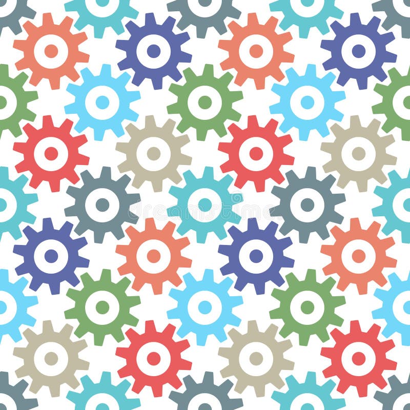 Gear Repeating Pattern Stock Illustrations – 822 Gear Repeating Pattern ...