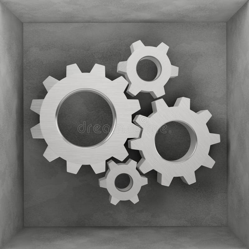 Gear wheels stock illustration. Illustration of device - 189225076