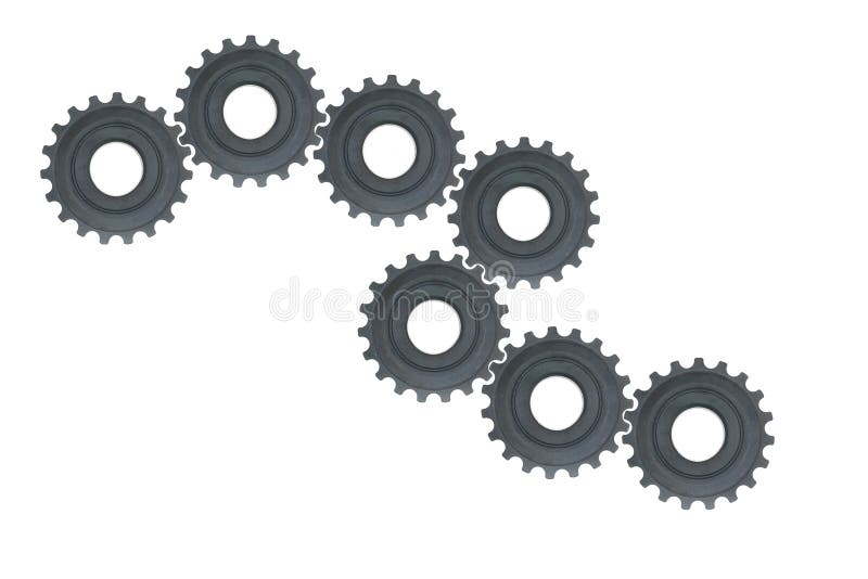 Vector Spanner and Gears Illustration Stock Vector - Illustration of ...