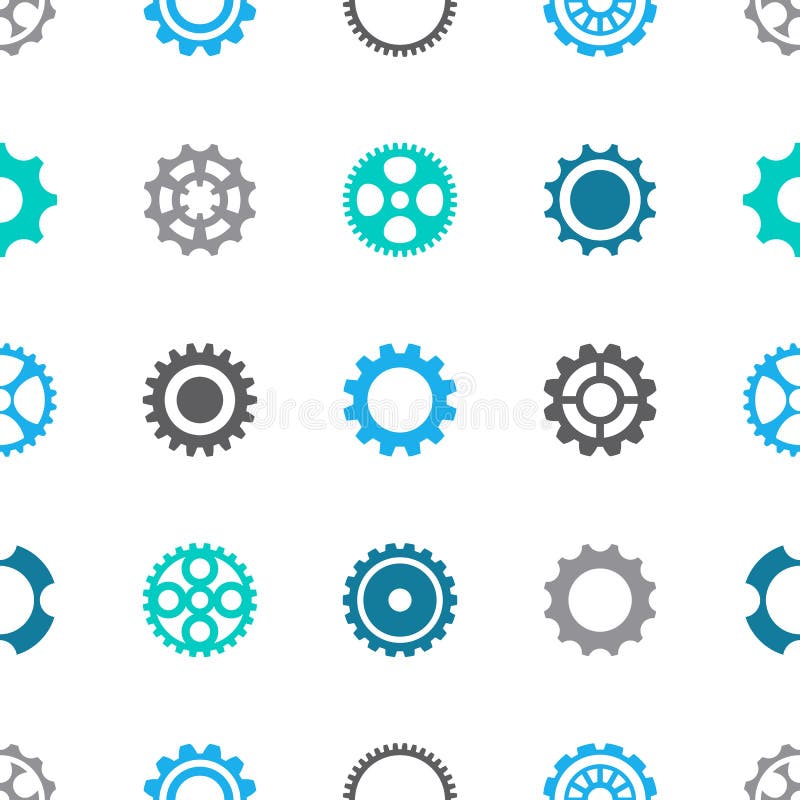 Gear Repeating Pattern Stock Illustrations – 822 Gear Repeating Pattern ...
