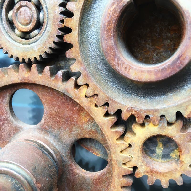 Gear wheels stock photo. Image of style, rust, antuque - 90983328