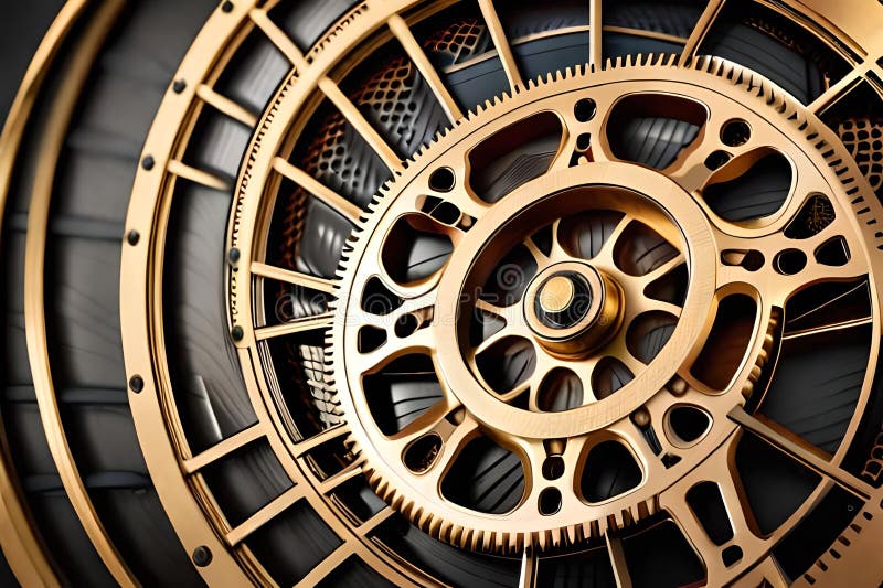 Gear, Which is a Rotating Circular Machine Part Stock Illustration ...