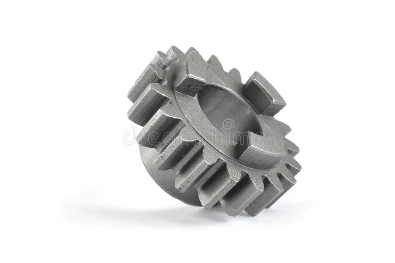 Gear on white stock image. Image of technology, white - 87269421
