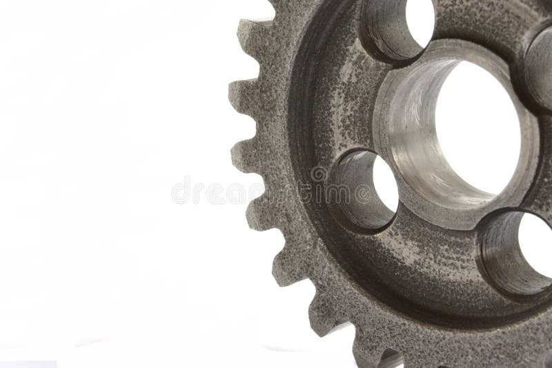 Gear on white stock photo. Image of industry, technology - 119627124