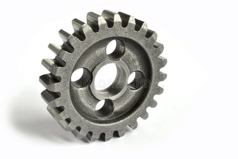Gear on white stock photo. Image of background, technology - 82007876