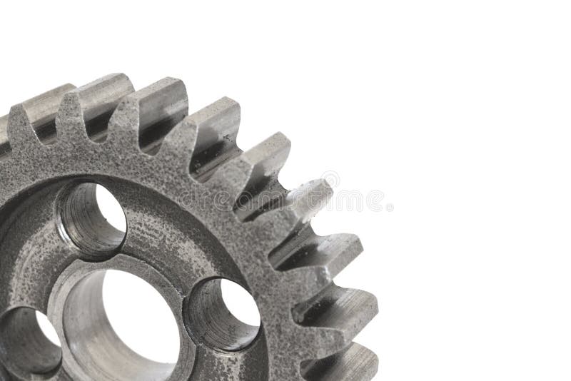Gear on white stock image. Image of link, gear, shop - 59474931