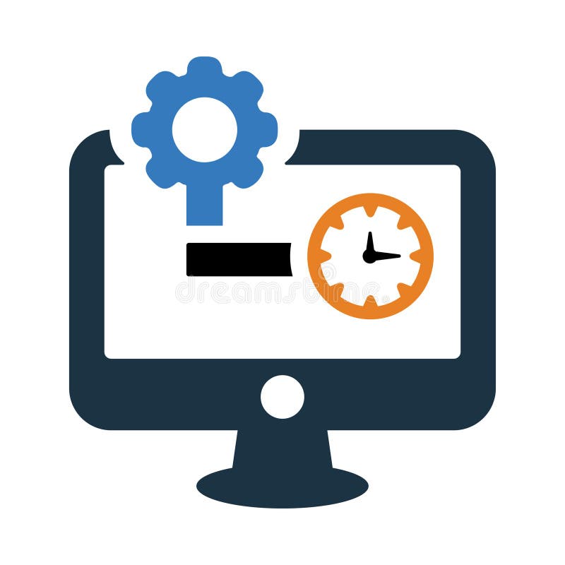 Gear, Work Tools, Meter, Maintenance Meter Icon Stock Vector ...