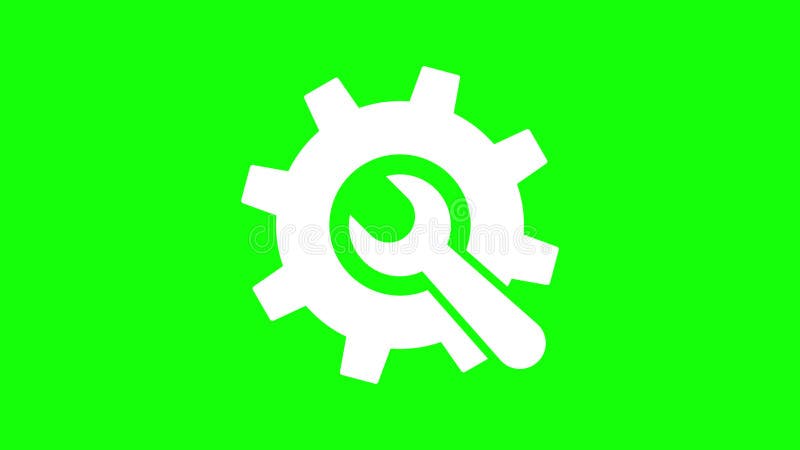 Loading Gear Icon Waiting for Repair Loading Maintenance Animated Gear ...