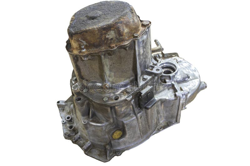 Gearbox. in Disassembled State Also Shows Signs of Use. Close-up. Car ...