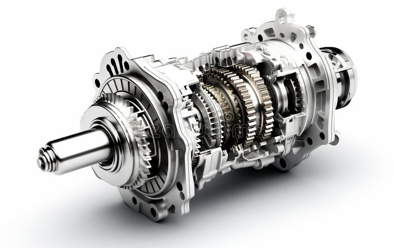 Gearbox Manual for Cars with Clear Background Stock Illustration ...