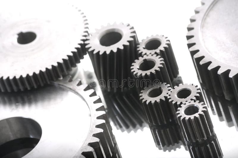Mechanical parts idea stock photo. Image of three, gears - 796260