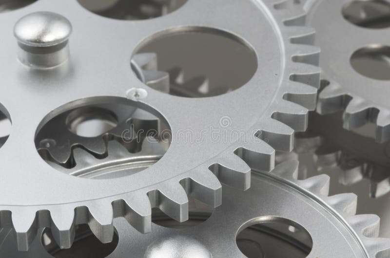 Gearing, Layered, and Close-Up Stock Image - Image of steel, turning ...