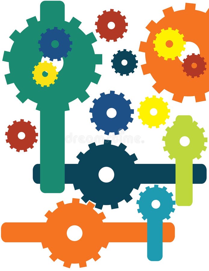 Gearing Up stock illustration. Illustration of decorative - 11497895