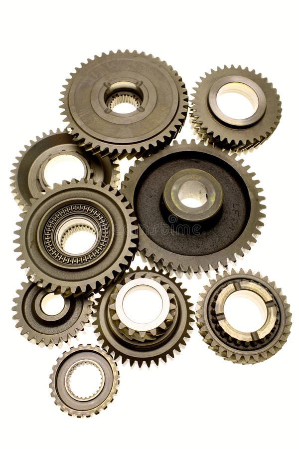 Assortment of gears stock image. Image of wear, silver - 13278755