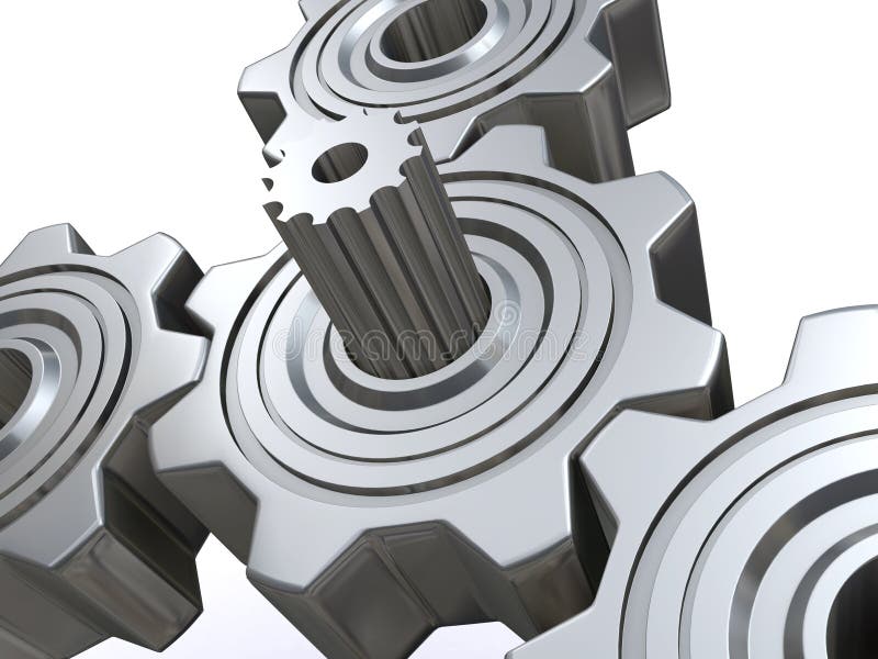 Human Gears stock illustration. Illustration of brainstorm - 15160791