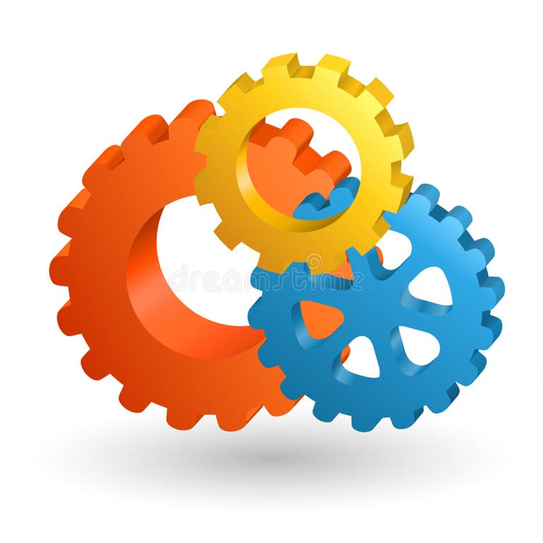 Coordination Gears Abstract Stock Illustrations – 343 Coordination ...