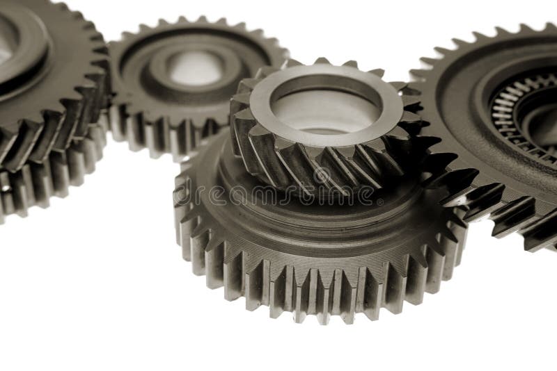 Gears stock photo. Image of engaged, copy, combine, mesh - 3387544