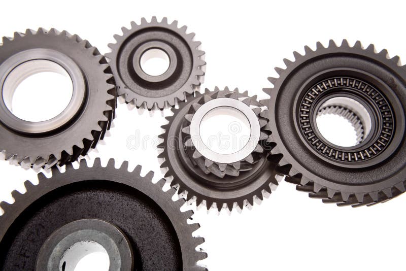 Gears stock image. Image of engineering, copy, industrial - 3387555