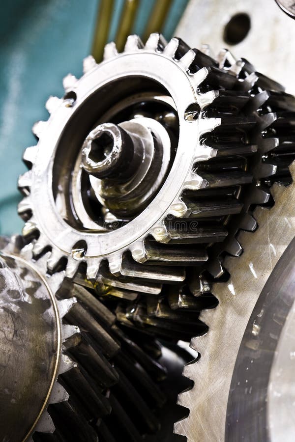 Vintage gears mechanism stock image. Image of retro, vintage - 8274001
