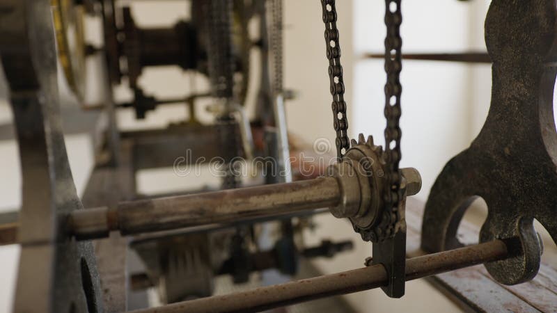 Gears of an Ancient Mechanical Clock Stock Video - Video of machine ... Gears of an Ancient Mechanical Clock Stock Video - Video of machine ...