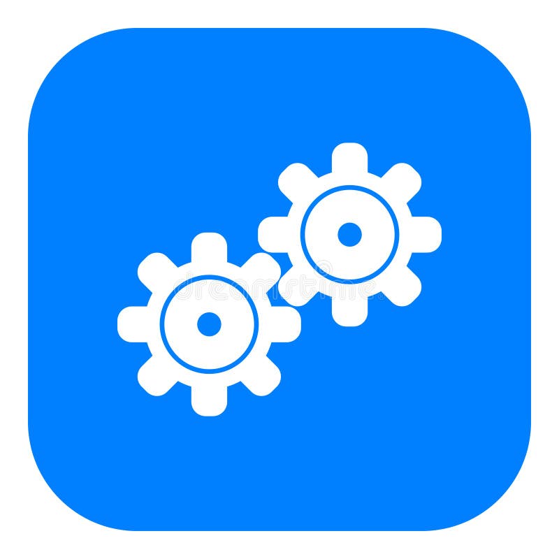 Gears and app icon stock vector. Illustration of gears - 245779575