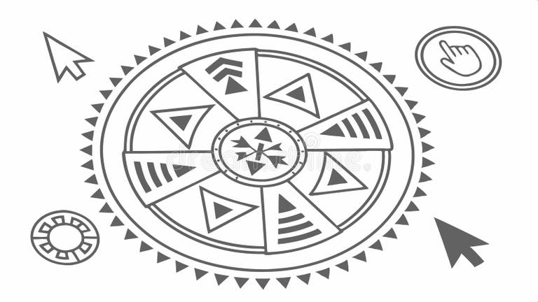 Gears and Arrows Design, Mechanical and Process Flow Vector Design ...