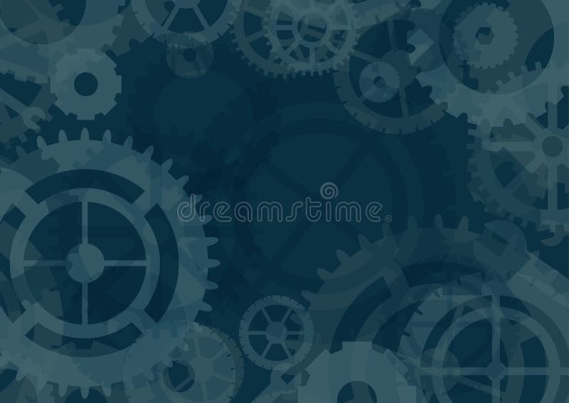 Gears Background, Illustration Stock Vector - Illustration of pattern ...