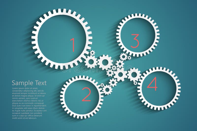 Gears background stock vector. Illustration of gear, pattern - 40678704