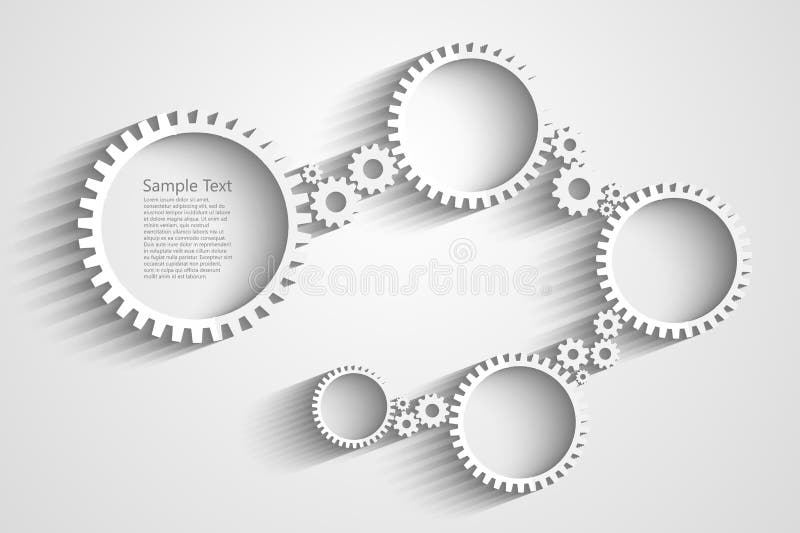 Gears background stock vector. Illustration of gear, construction ...