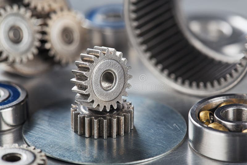 Gears, Bearings and Mechanism Parts.Elements of Mechanical Blocksand ...