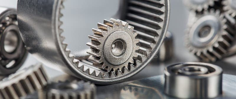 Gears, Bearings and Mechanism Parts.Elements of Mechanical Blocksand ...