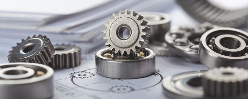 Gears, Bearings and Mechanism Parts.Elements of Mechanical Blocksand ...