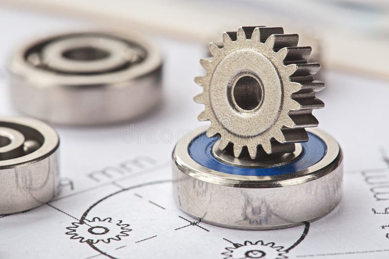 Gears, Bearings and Mechanism Parts.Elements of Mechanical Blocksand ...